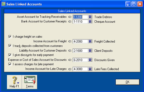 myob linked accounts